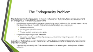 Impact Evaluation Overview | PPTX