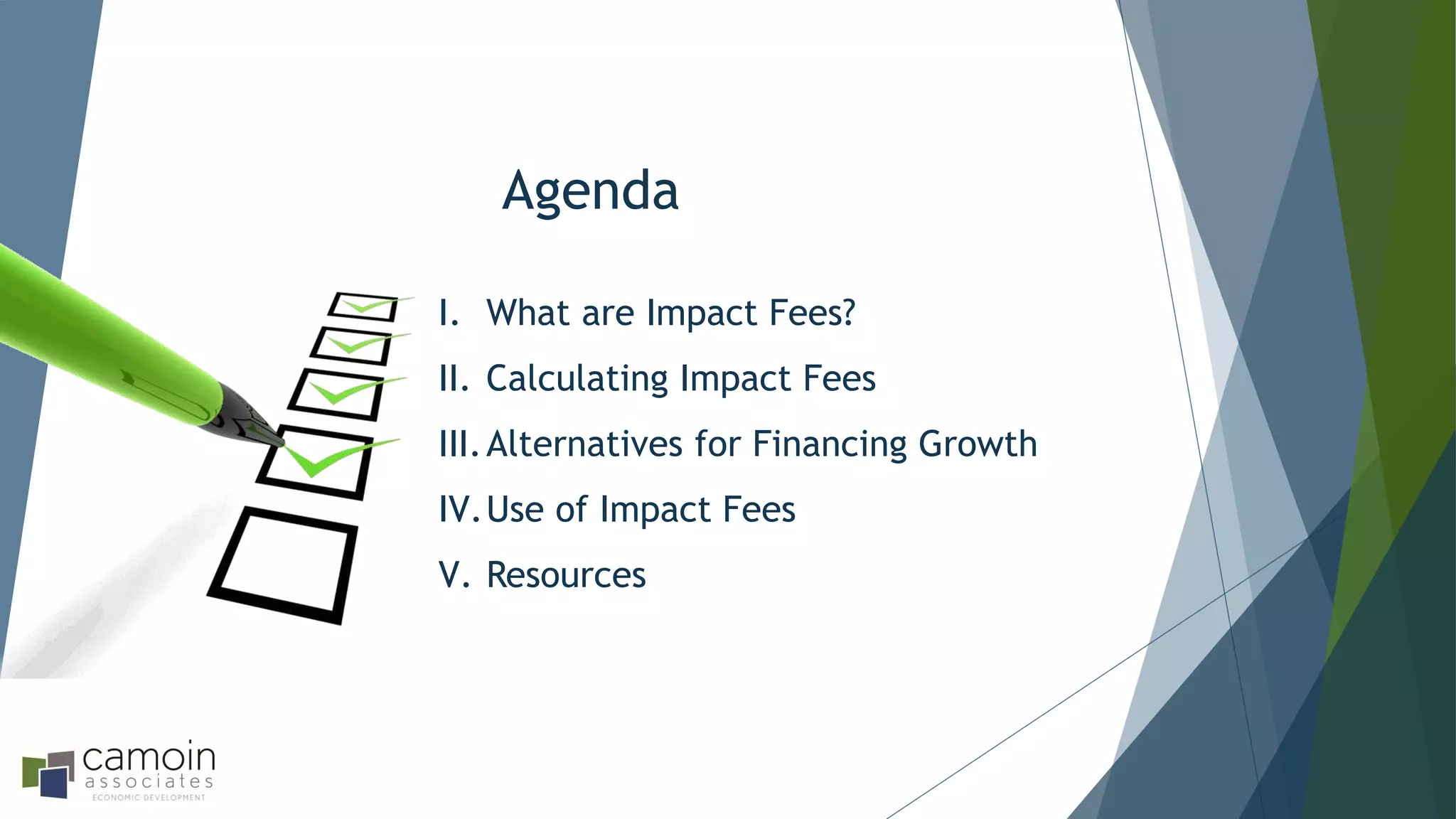 Overview of Municipal Impact fees | PPTX | Civil Engineering Industry | Industries