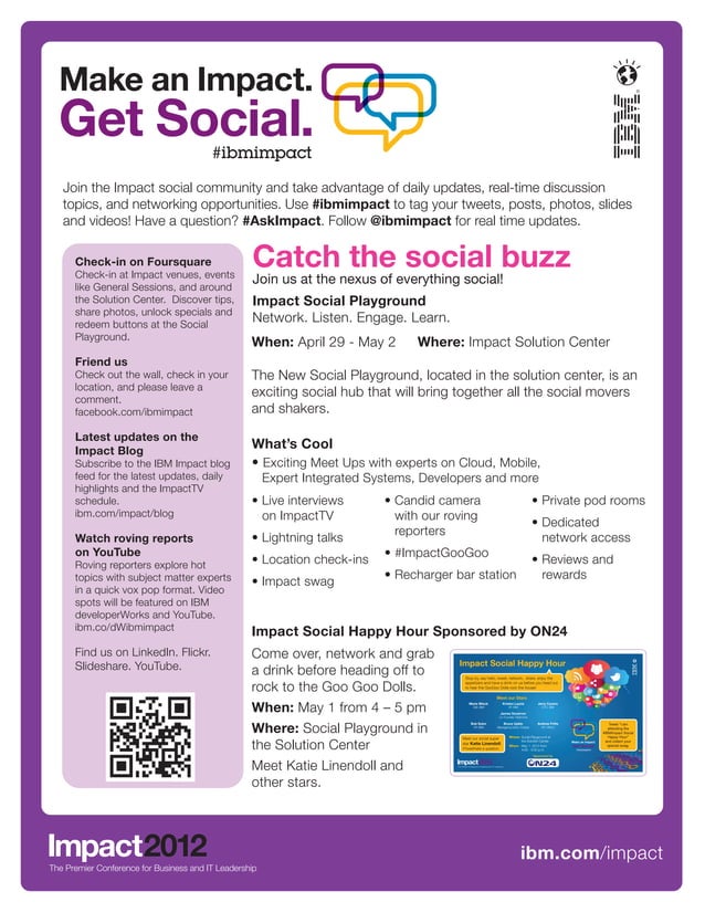 Impact 2012 Social Flyer | PDF