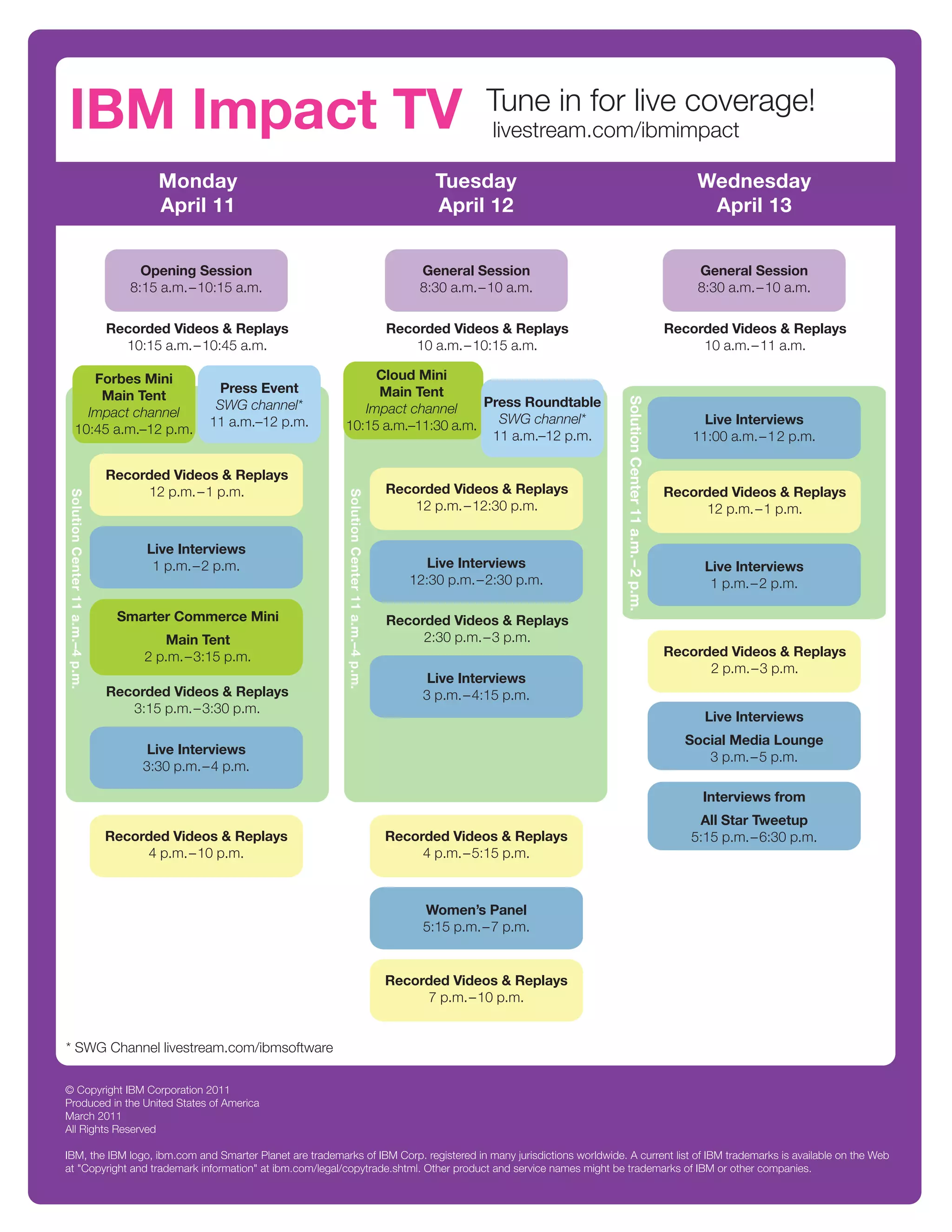 Impact TV 2011 Channel Guide | PDF