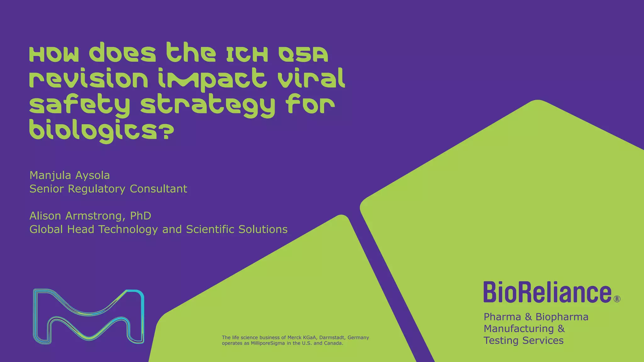 Viral safety of biologics: What's changing with the ICH Q5A revision? | PDF