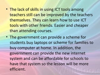 Impact ict to education | PPT