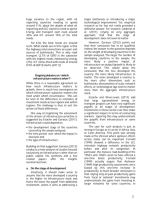 Impact infrastructure on economic growth | PDF