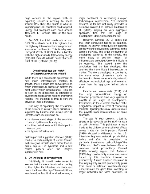 Impact infrastructure on economic growth | PDF