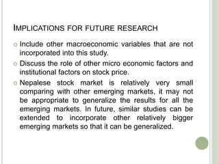 Impact interest rate and inflation on stock market | PPTX