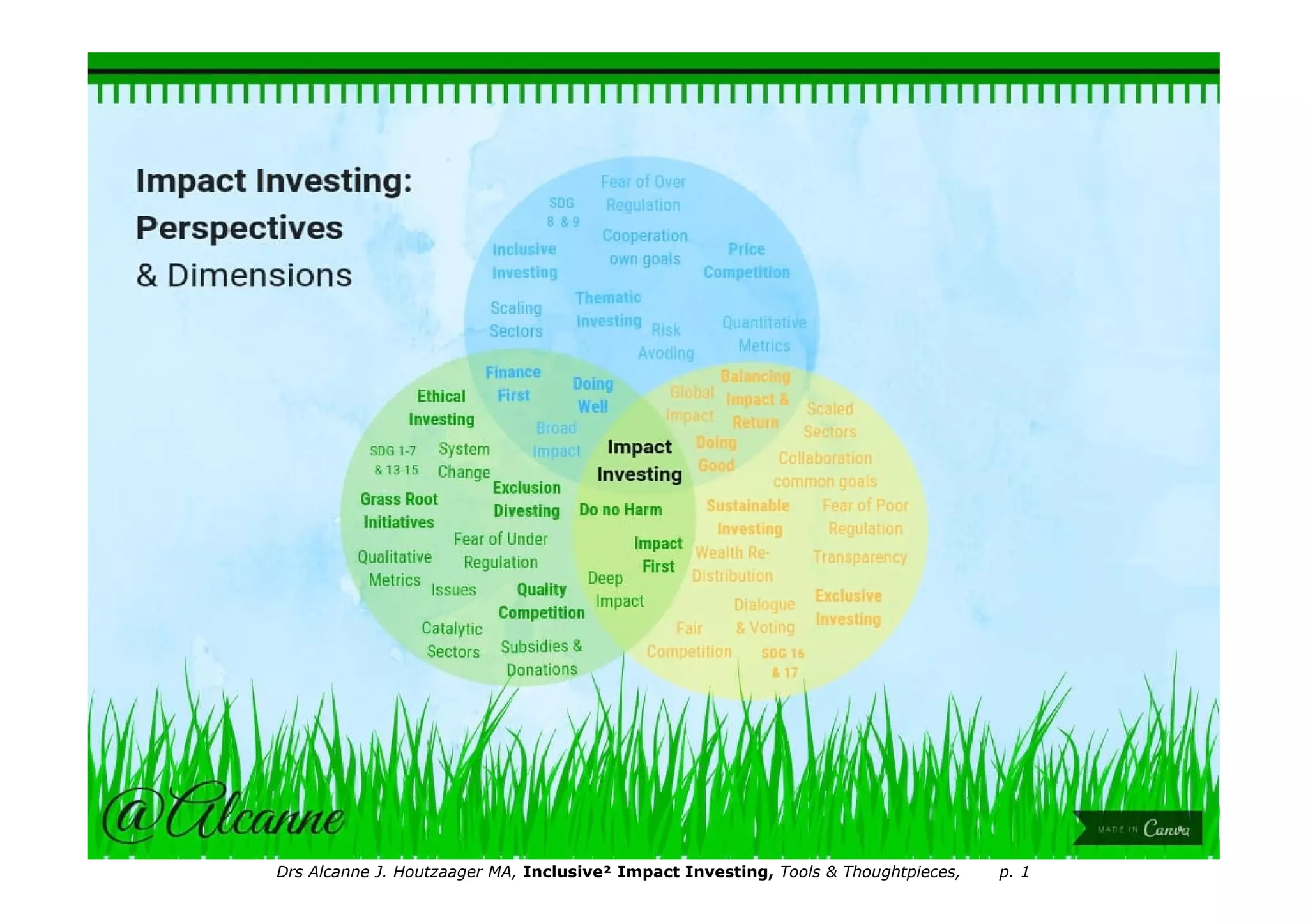 Impact investing perspectives dimensions | PDF