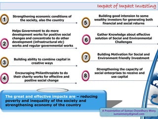 Impact investing what, why and how -pdf version | PPT