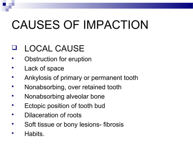Impaction | PPT