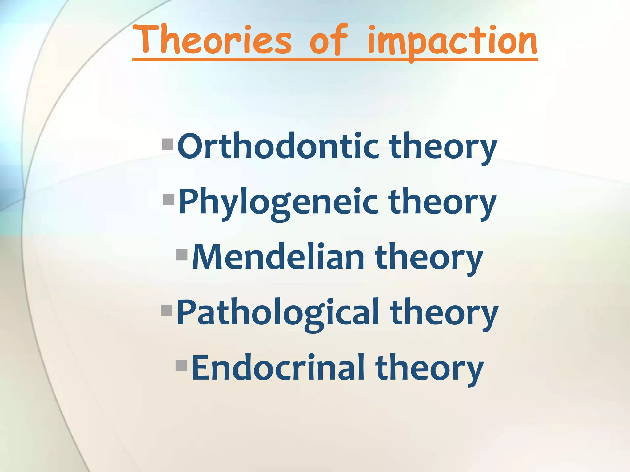 IMPACTION IN ORAL SURGERY | PPTX