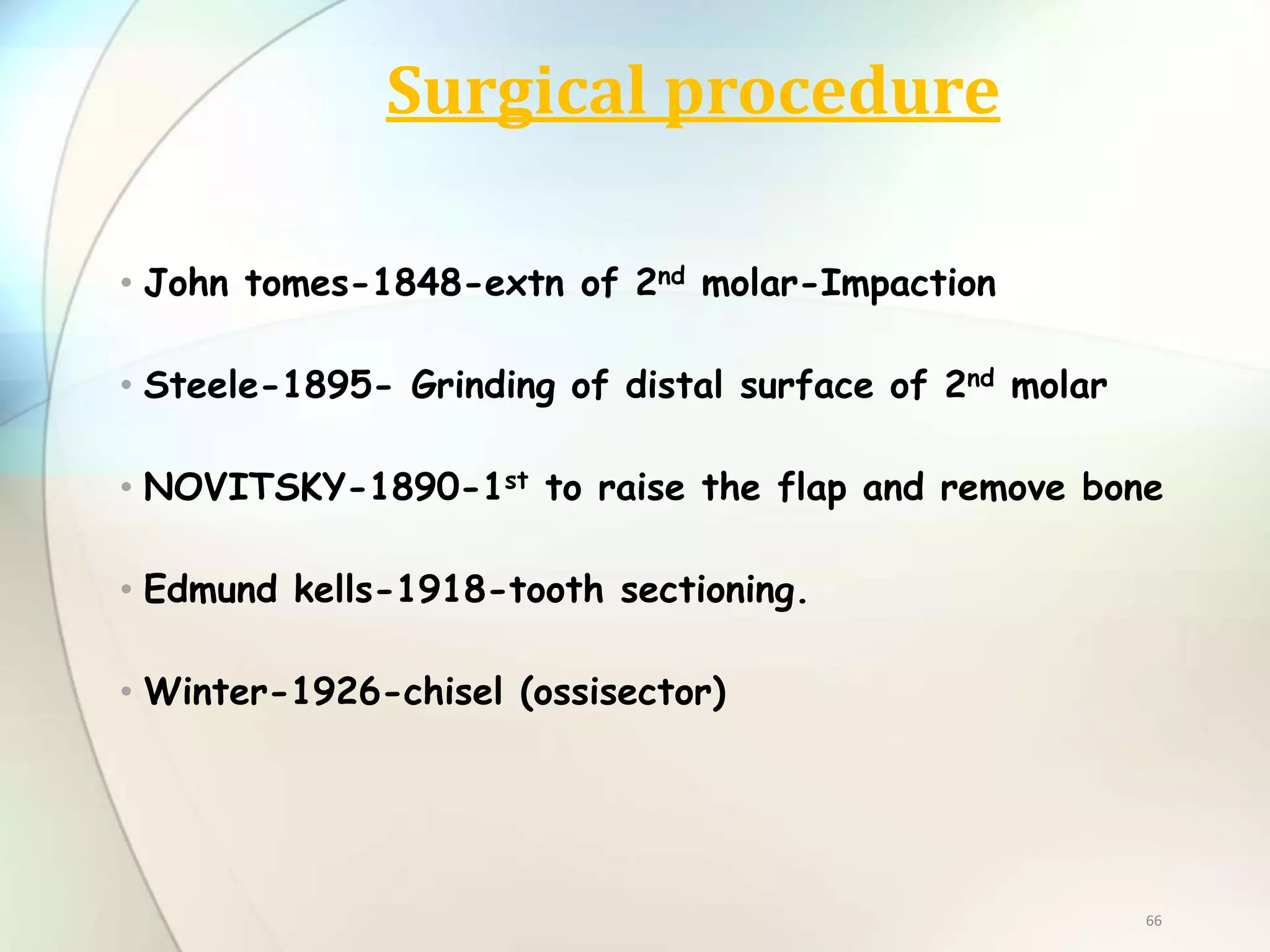 IMPACTION IN ORAL SURGERY | PPTX