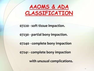 IMPACTION IN ORAL SURGERY | PPTX