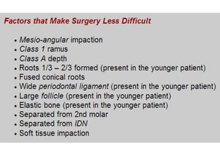 impaction .pptx descrbed by peaderson mandibular | PPT