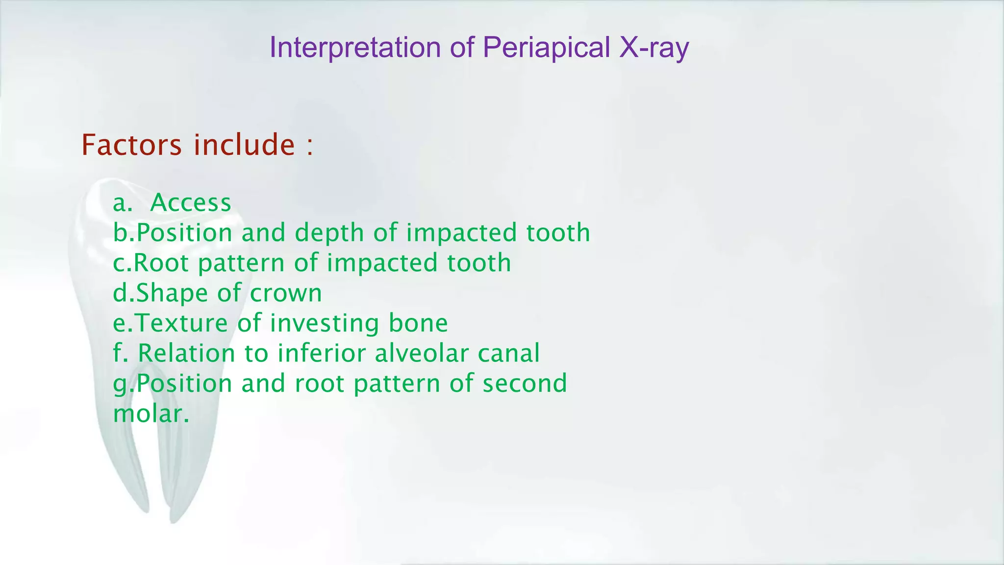 Impaction of mandibular 3rd molar | PPTX