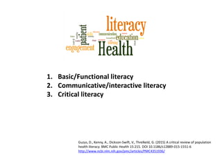 Impact Literacy | PDF
