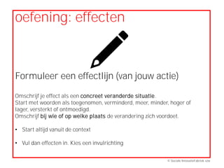 ImpactnetwerkT workshop Theory of Change | PPT