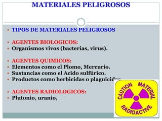 Impacto de las sustancias peligrosas sobre la salud jose sena 2011 | PPTX