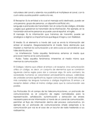 Fundamentos de Telecomunicaciones U1 | DOCX