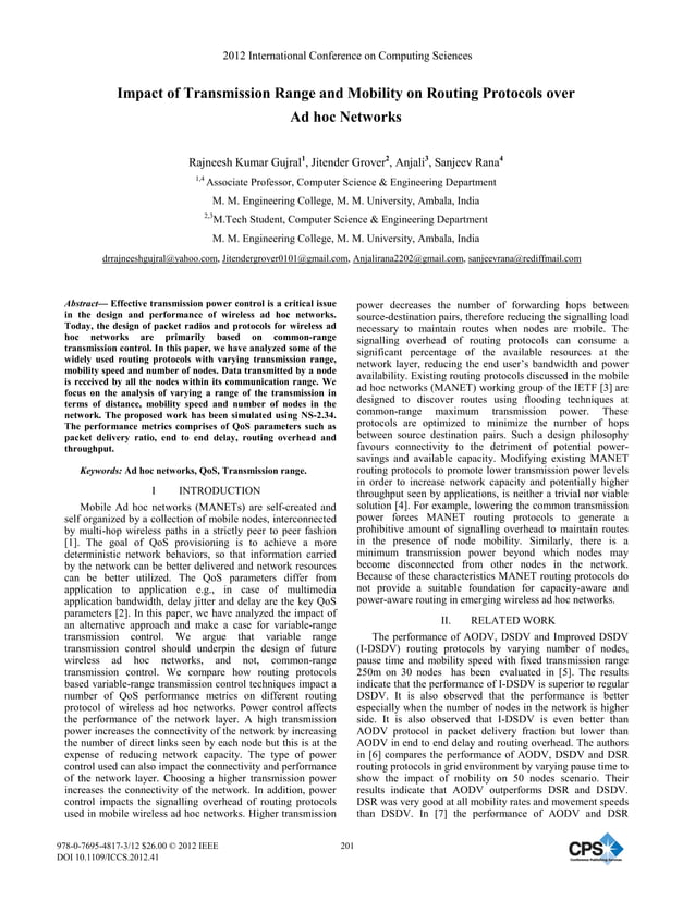 Ad hoc Networks | PDF | Computer Networking | Computing