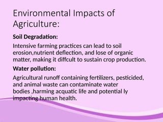 Impact of Agriculture and Settlements.pptx