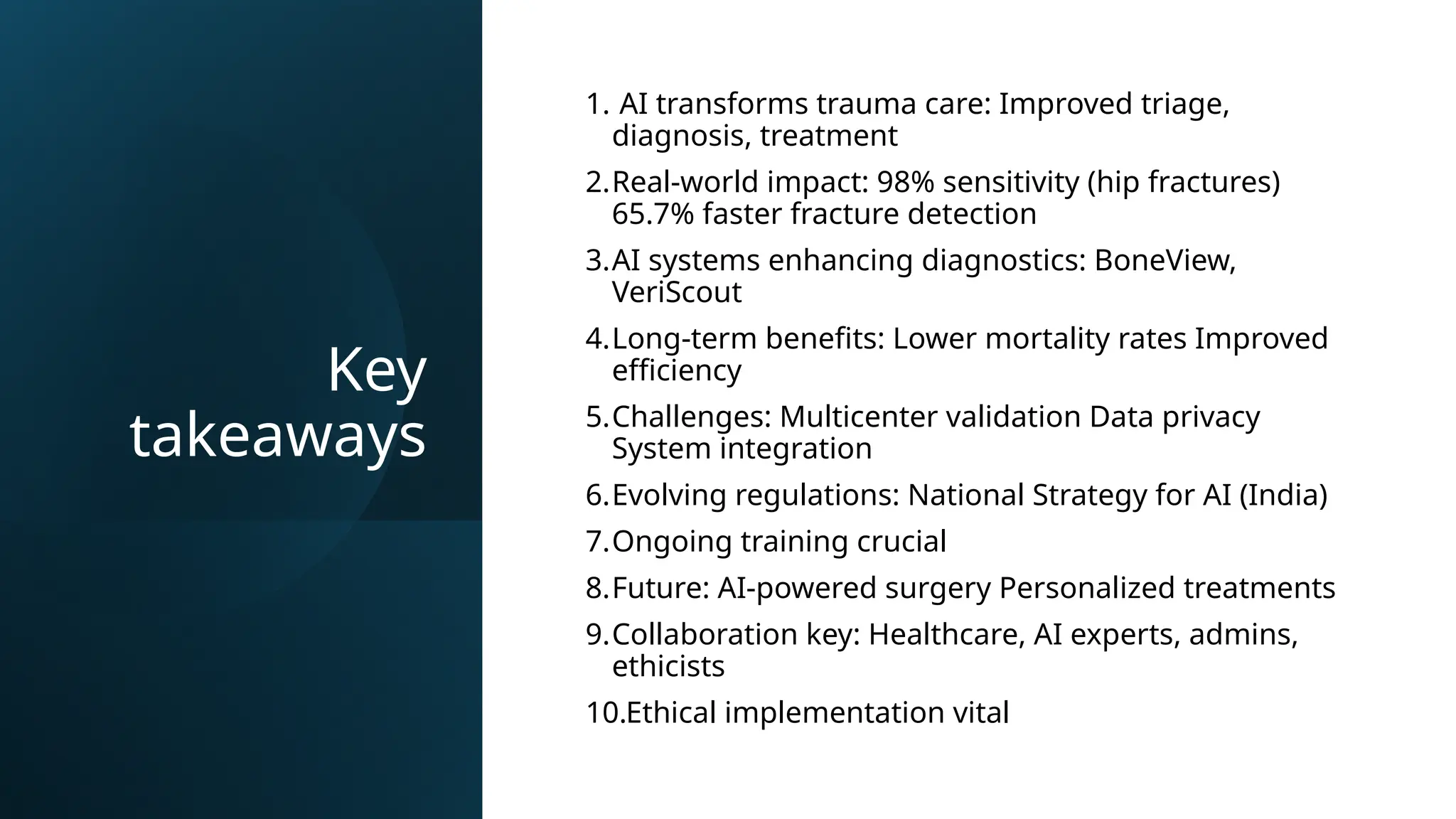 The Impact of AI and ML in trauma care.pptx