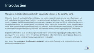 Impact of ai on e commerce industry in future | PPTX
