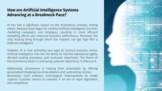 Impact of ai on e commerce industry in future | PPTX