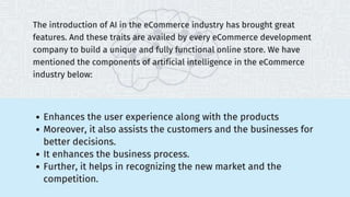 Impact of ai on e commerce industry in future | PPTX