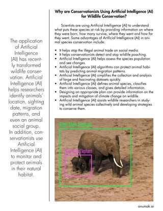 Impact Of Artificial Intelligence On Wildlife | PDF