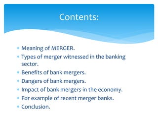 Impact of bank merger 2019 | PPTX