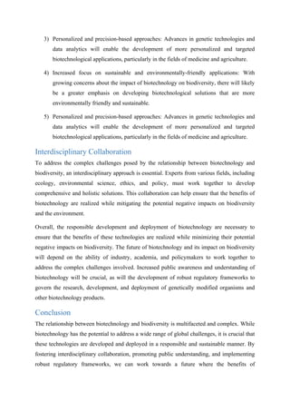 Impact of biotechnology on biodiversity.docx