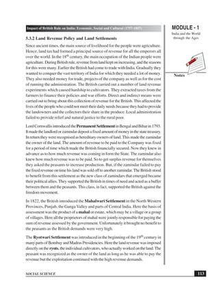 Impact of british rule on india | PDF