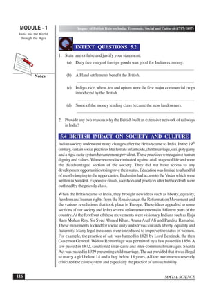 Impact of british rule on india | PDF