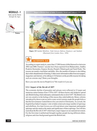 Impact of british rule on india | PDF