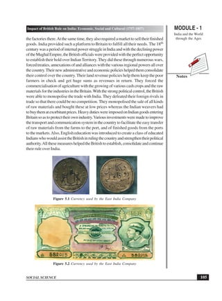 Impact of british rule on india | PDF