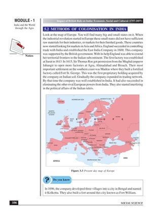 Impact of british rule on india | PDF