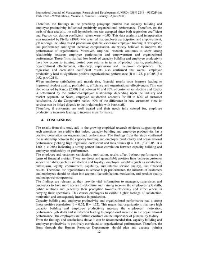 Impact of capacity building & employee | PDF | Human Resources | Business