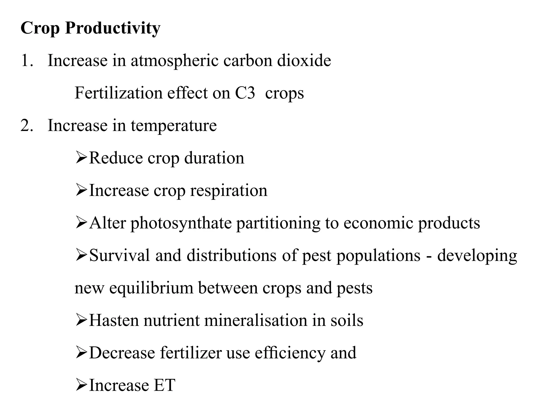 Impact of climate change on agriculture & allied sectors | PPTX ...