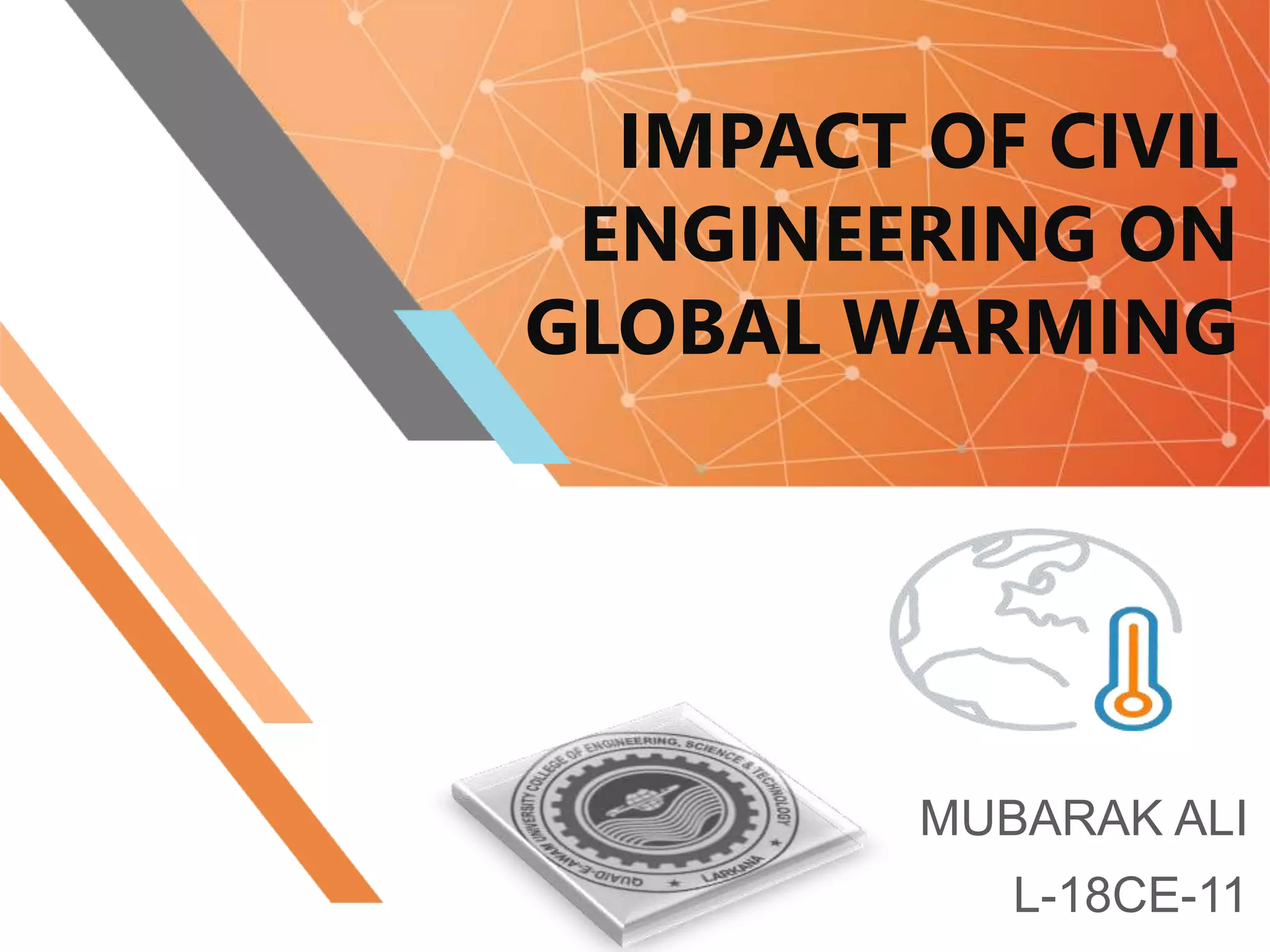 Impact of civil engineering on global warming | PPTX