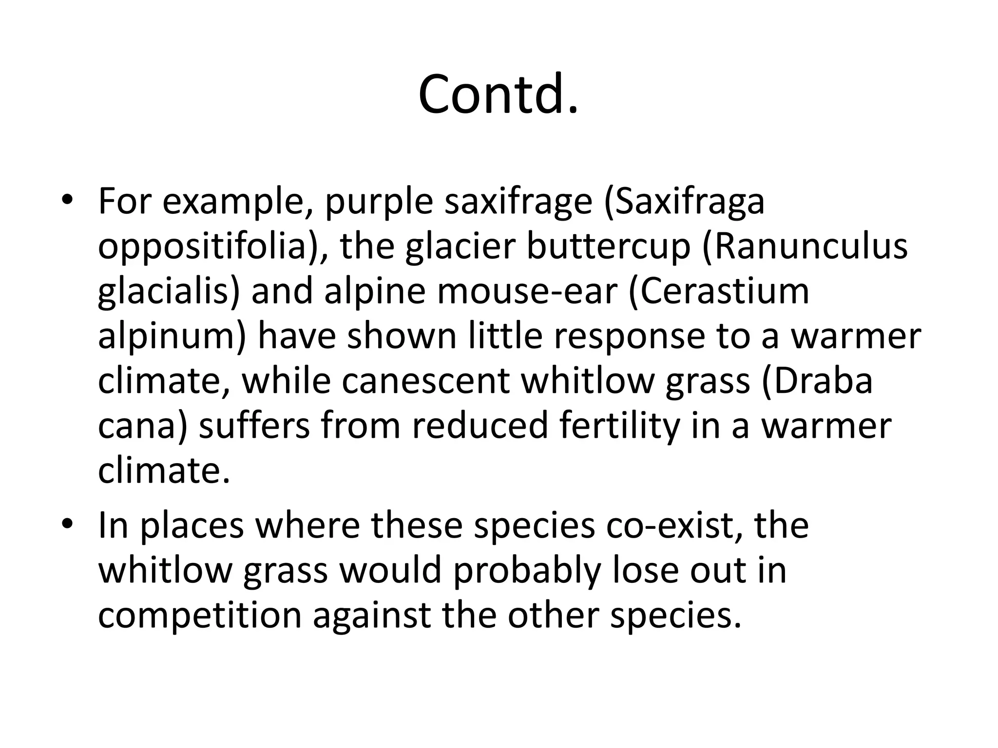 Impact of climate change on biodiversity and agriculture | PPTX