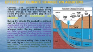 Impact of climate change on groundwater | PPTX