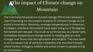 Impact of Climate Change on Mountain Ecosystems.pptx