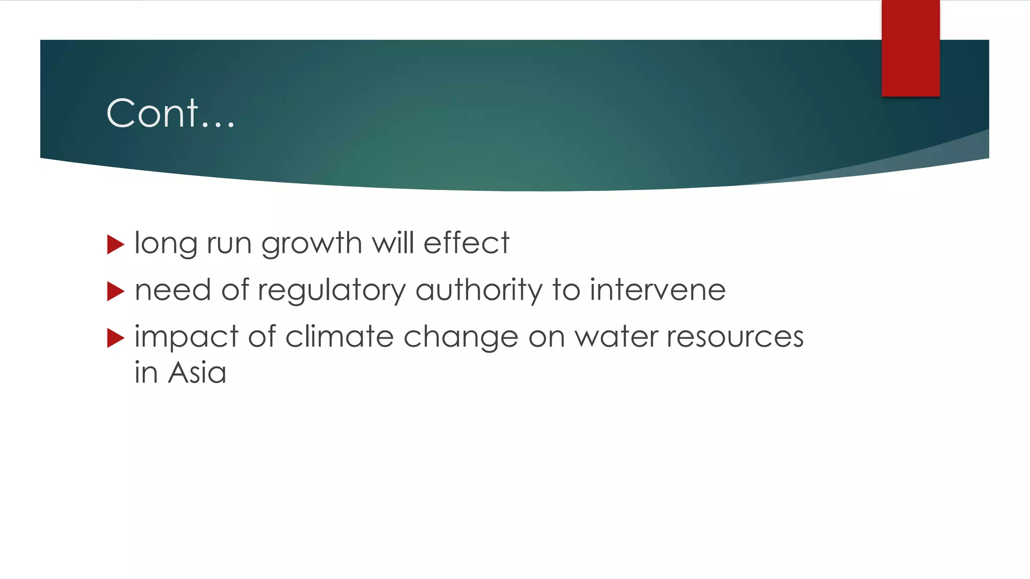 climate change and water resources | PPTX