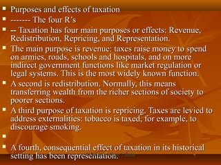 Impact of collection of direct and indirect tax | PPT