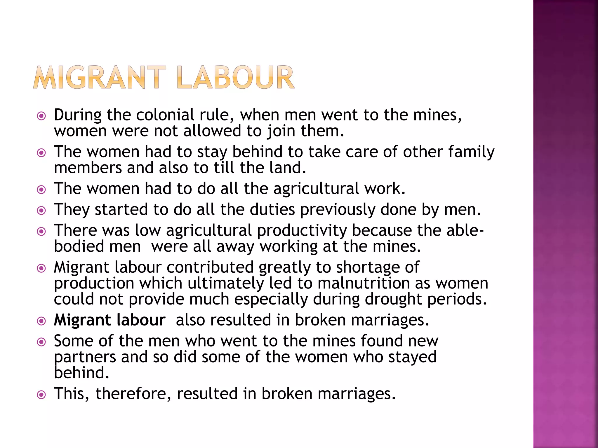 Impact of Colonialism on Women | PPTX