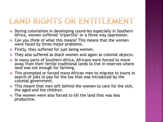 Impact of Colonialism on Women | PPTX