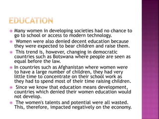 Impact of Colonialism on Women | PPTX