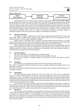 Impact of computer education on students interest and performance in ...