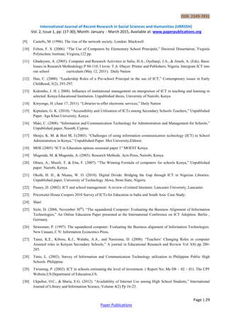 Impact of Computers’ Implementation on Administration Use in Public ...