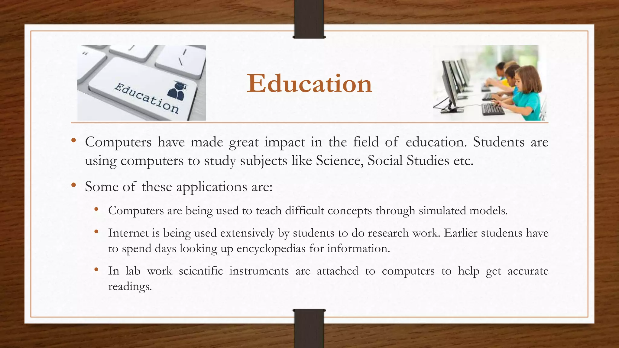 Impact of computers on society | PPTX