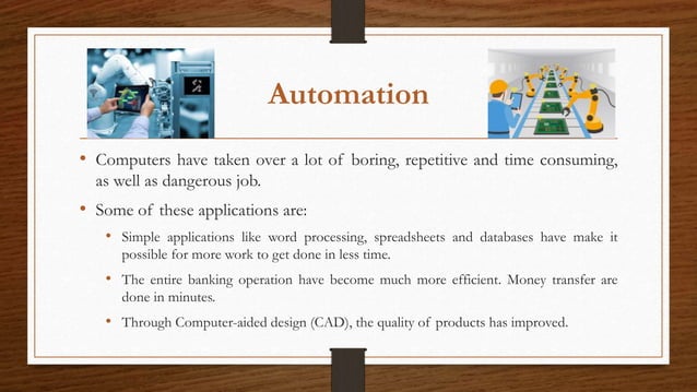 Impact of computers on society | PPTX | Internet | Computing